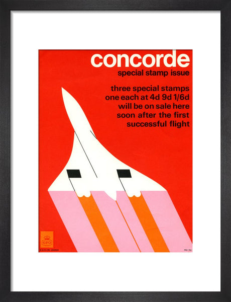 Concorde special stamp issue – The Postal Museum Posters