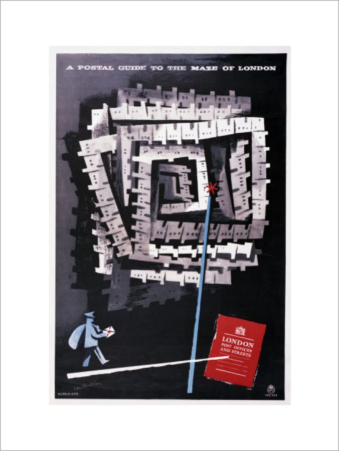 A Postal Guide to the Maze of London – The Postal Museum Posters