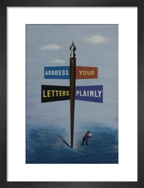 Poster artwork for a correct addressing campaign, by A. Smith – The ...
