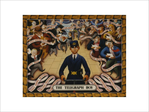 The Telegraph boy – The Postal Museum Posters