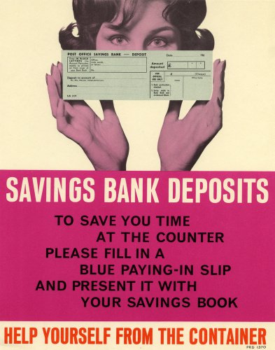 Savings Bank deposits – The Postal Museum Posters